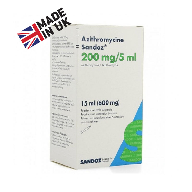 UK Azithromycin 200mg/5ml Oral Suspension– Medical Mart Pharmacy ...