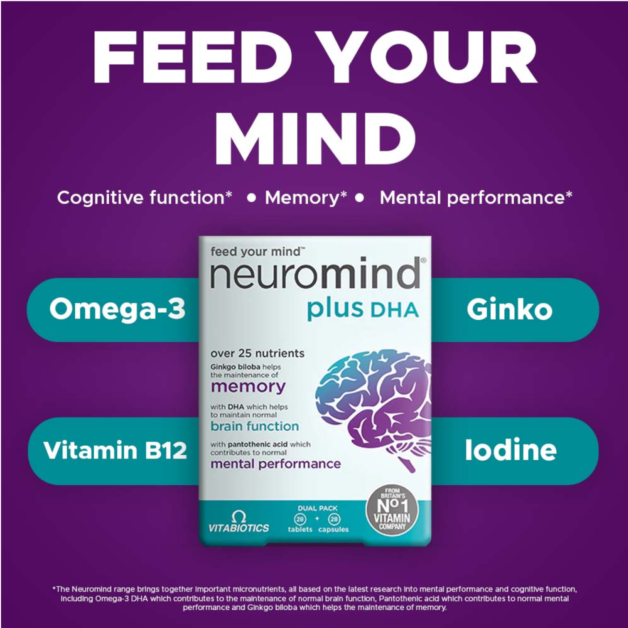 Vitabiotics Neuromind Plus DHAE– Medical Mart Pharmacy & Smart Store