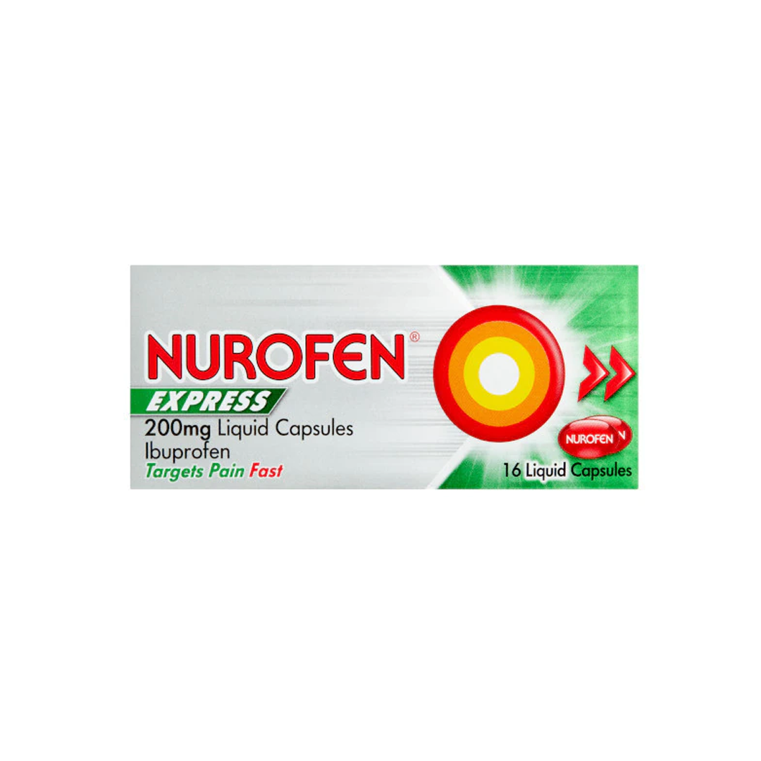 Nurofen Express 200mg Liquid Capsules 16s– Medical Mart Pharmacy ...