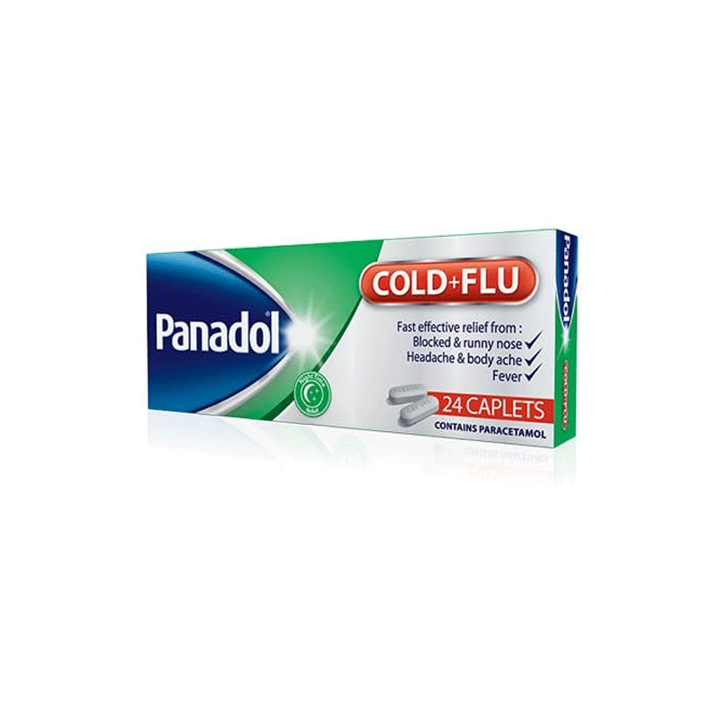 Panadol Cold + Flu 24 Tablets– Medical Mart Pharmacy & Smart Store