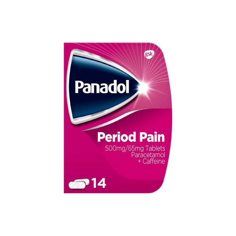 Panadol Period Pain 500mg/65mg Tablets - 14 Tablets– Medical Mart ...