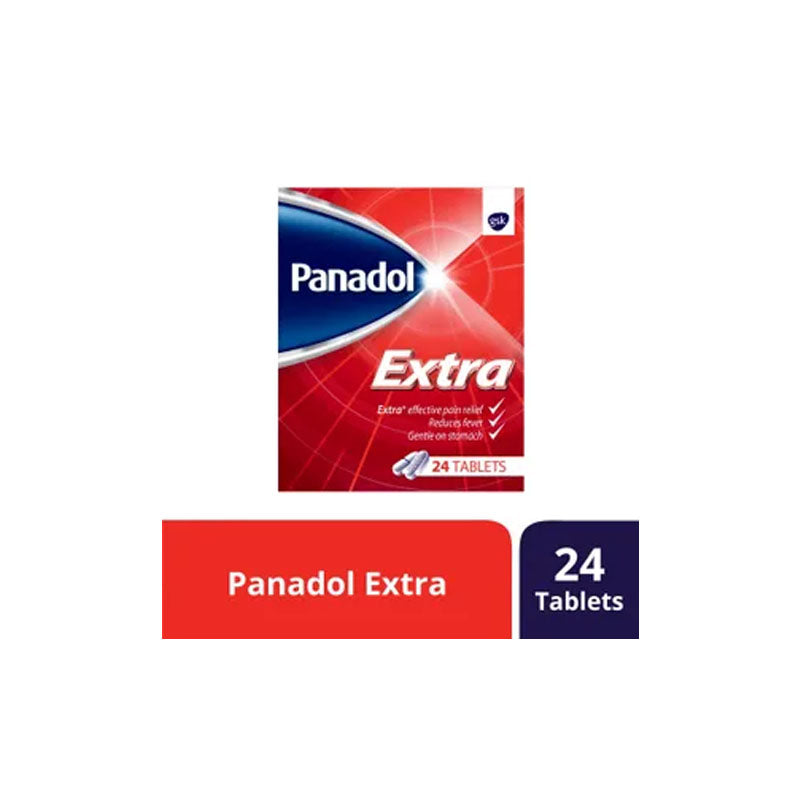 Panadol Extra 500 mg/65 mg 24 Tablets– Medical Mart Pharmacy & Smart Store